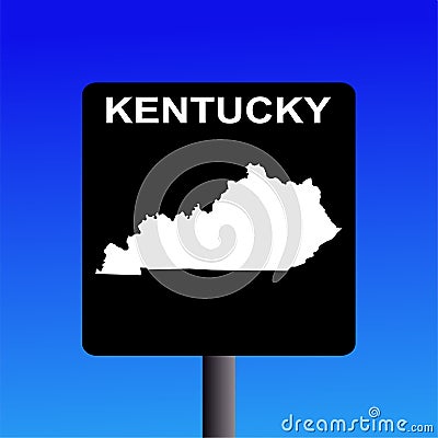 Kentucky Highway Sign Vector Illustration | CartoonDealer.com #3348734
