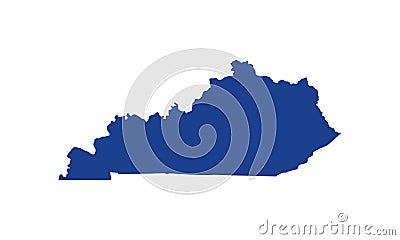 Kentucky State Map. Vector Design Illustration | CartoonDealer.com ...