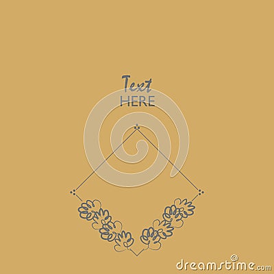 Elegant Minimalist Invitation Card Design, Border Frame Stock Photo ...