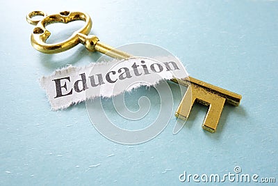 Key Is Education Royalty Free Stock Photo - Image: 28420855