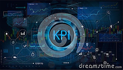 Key Performance Indicator KPI Cartoon Vector | CartoonDealer.com #129616891