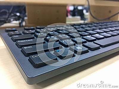 Keyboard Layout At Office Stock Photography | CartoonDealer.com #115741478
