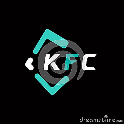 KFC Creative Minimalist Letter Logo. KFC Unique Vector Initials ...