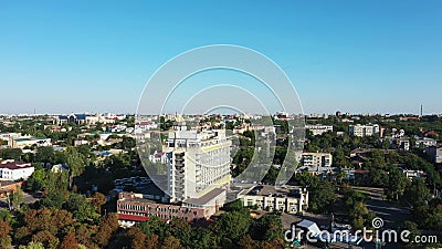 The Kherson City Central Part Ukraine Aerial View. Stock Footage ...