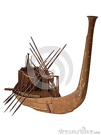 Khufu Sun Boat Stock Image - Image: 2791221