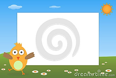 Kid Frame - Bird Royalty Free Stock Image - Image: 17217496