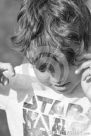 Kid Making Strange Facial Expressions Royalty-Free Stock Image ...