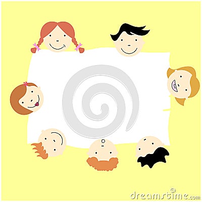 Kids Background Design Vector Illustration | CartoonDealer.com #96971442