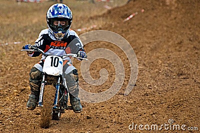 Kids Motocross Editorial Stock Photo - Image: 15545248