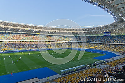 Kiev National Stadium, Ukraine Editorial Stock Photo - Image: 25098813