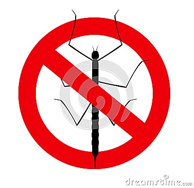 Kill Stick Insects Vector Sign | CartoonDealer.com #94293417