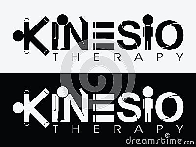 Kinesio Therapy Logo Vector Illustration | CartoonDealer.com #41579072