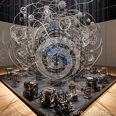 144 116. A Kinetic Art Installation That Usesmovable Elements Royalty ...