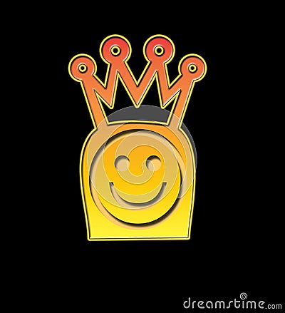 King Smiley Royalty-Free Stock Image | CartoonDealer.com #157060