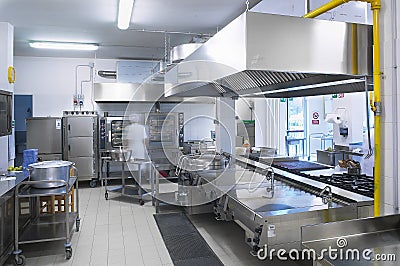 A Kitchen Of A Restaurant Stock Photo - Image: 14782630