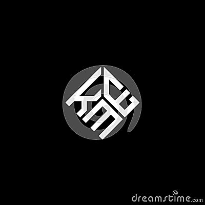 KME Letter Logo Design On Black Background. KME Creative Initials ...