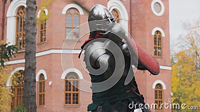Knight is Fighting for the Protection Castle Attack Combat Medieval ...