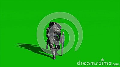 Knight on Green Screen Background Stock Video - Video of sword, fight ...
