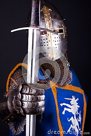 Knight Holding A Sword Stock Images - Image: 13314004
