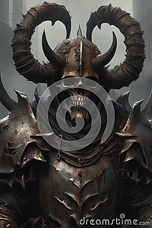 The Knights Of The Abyss, Terrifying And Imposing Creatures, Above A ...