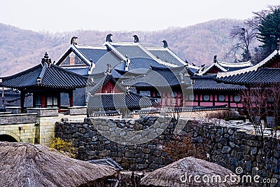 Korean Style Castle Royalty Free Stock Images - Image: 34782029