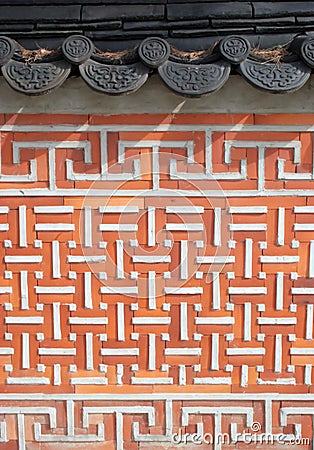 Korean Wall Royalty Free Stock Image - Image: 462196