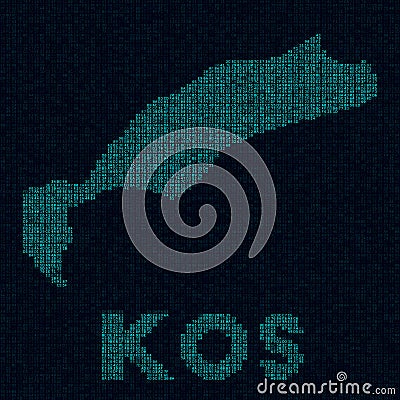 Kos Tech Map. Royalty-Free Cartoon | CartoonDealer.com #176549978