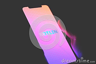 Kotlin Programming Language For Developing And Creating Programs Royalty-Free Stock Photo ...