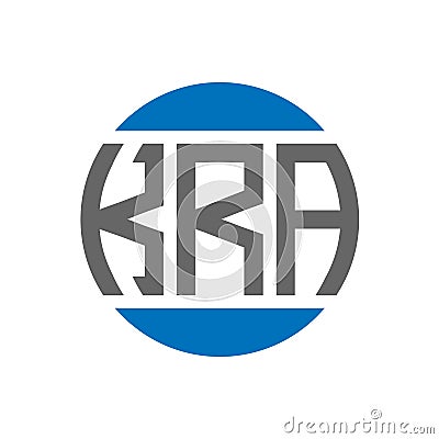 KRA Letter Logo Design On White Background. KRA Creative Initials ...