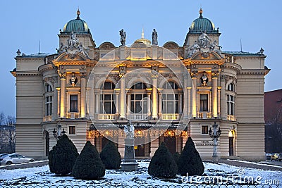 Krakow - Slowacki Theater - Poland Stock Photography - Image: 23606962