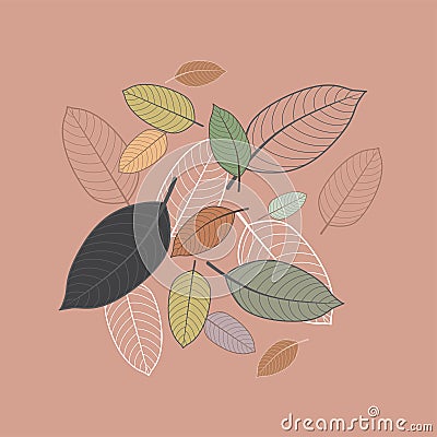 Kratom Leaf Background Vector Illustration | CartoonDealer.com #269811382