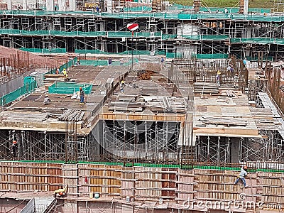 Building Substructure And Super-structure Under Construction Using The ...