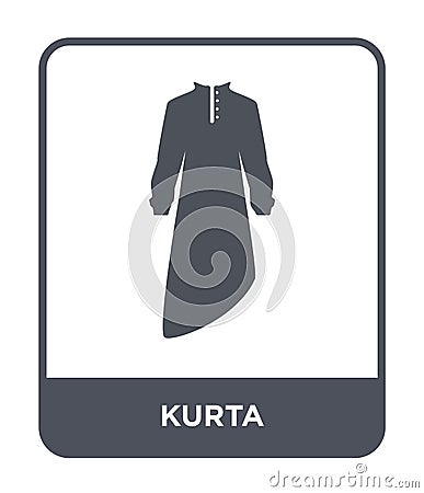 Kurta Icon In Trendy Design Style. Kurta Icon Isolated On White ...
