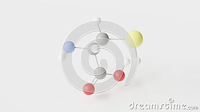 L-cysteine Molecule 3d, Molecular Structure, Ball And Stick Model ...