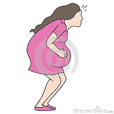 Labor Pains Stock Vector - Image: 40807627
