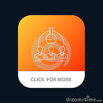 Laboratory, Lab, Man, Experiment, Scientist Mobile App Button. Android ...