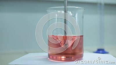 Laboratory Testing of Chemical Reagents. Stock Video - Video of hood ...