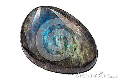Labradorite Stone On Isolated Transparent Background, Png. Generative ...