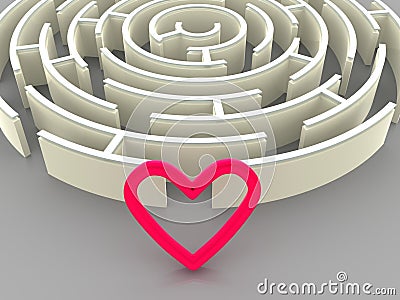 Labyrinth And Heart Stock Photo | CartoonDealer.com #12403704