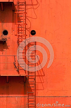 Ladders On The Container Ship Royalty-Free Stock Photo | CartoonDealer ...