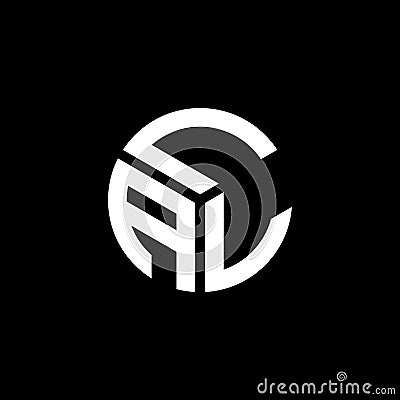 LAL Letter Logo Design On Black Background. LAL Creative Initials ...