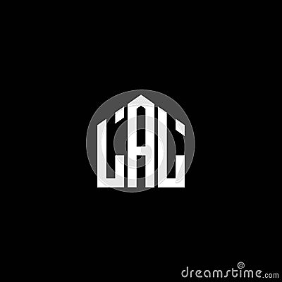 LAL Letter Logo Design On BLACK Background. LAL Creative Initials ...