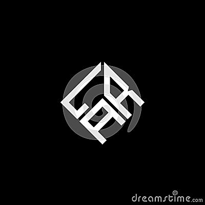 LAR Letter Logo Design On Black Background. LAR Creative Initials ...