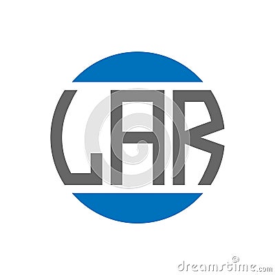 LAR Letter Logo Design On White Background. LAR Creative Initials ...