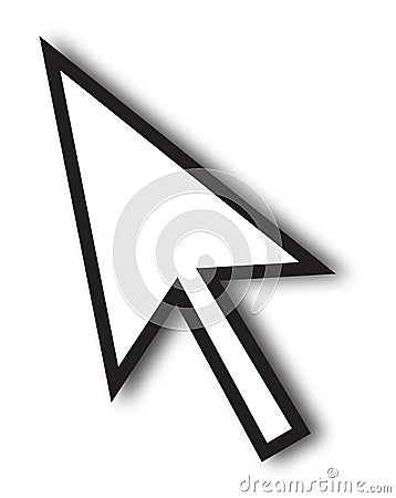 Large Cursor Arrow Royalty Free Stock Image - Image: 9653136