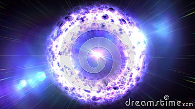 Shock Wave of Energy Explosion Stock Video - Video of multicolored ...