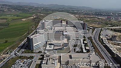 Large hospital complex stock video. Video of modern - 217265381