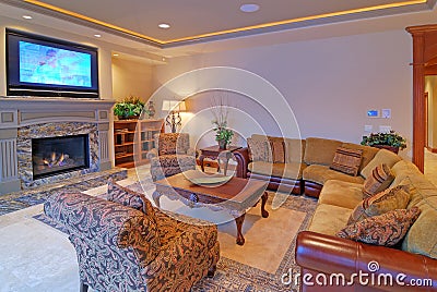 Large Living Room - Stock Image - Everypixel
