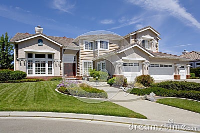 Large Luxurious Suburban Home For The Executive With A Family Stock ...