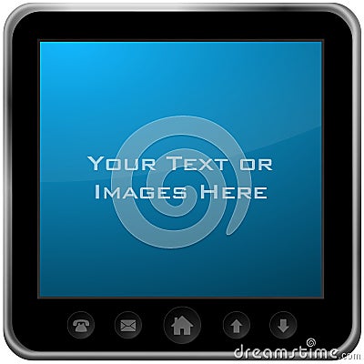 Large PDA Screen Stock Illustration | CartoonDealer.com #8196583